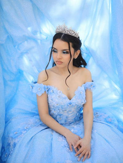 3D Bridal Tiara | Elegant 3D Model Tiaras | Ellee Couture Boutique ...