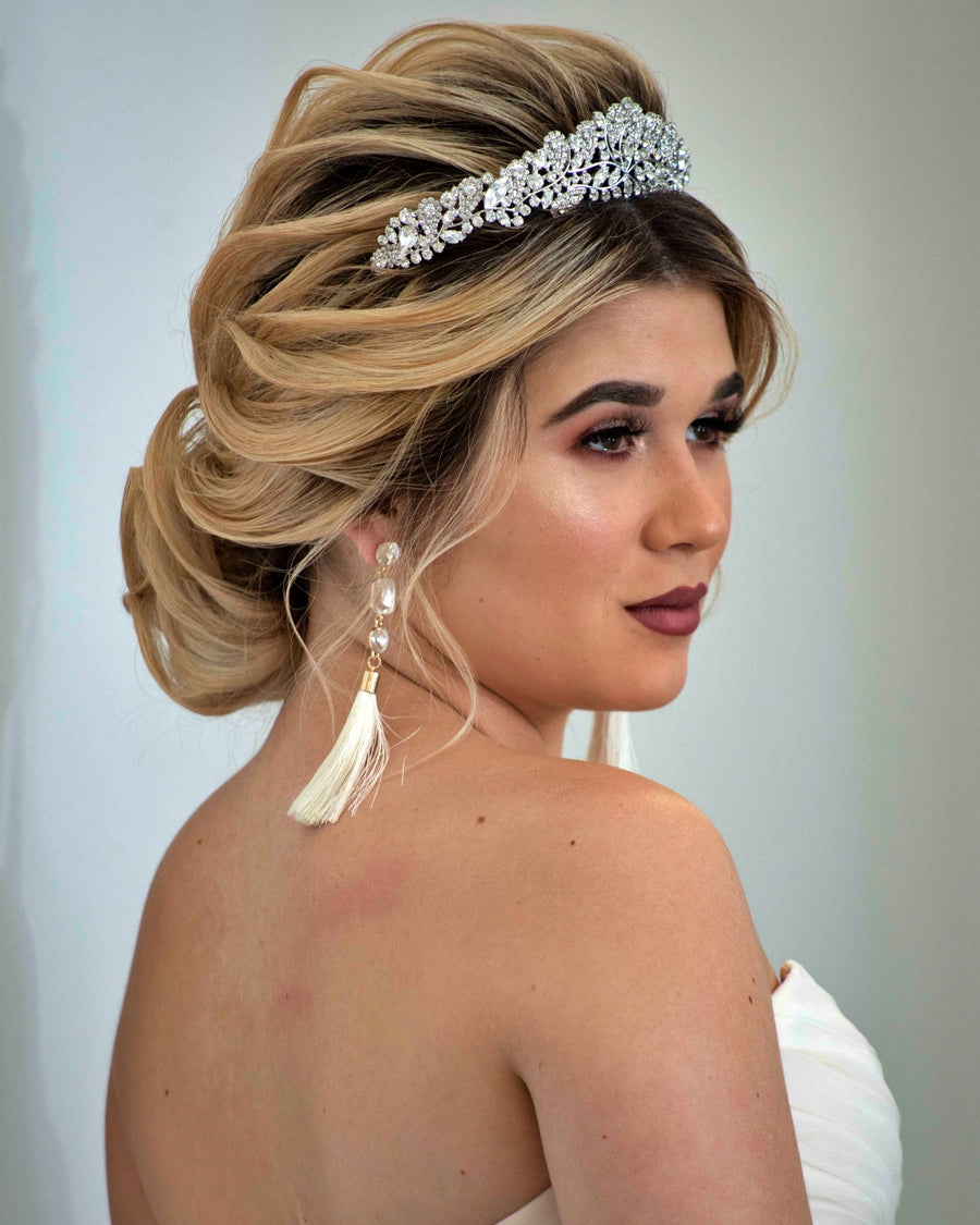 Buy RAE Bridal Crown, Swarovski Wedding Tiara Online | Ellee Couture ...