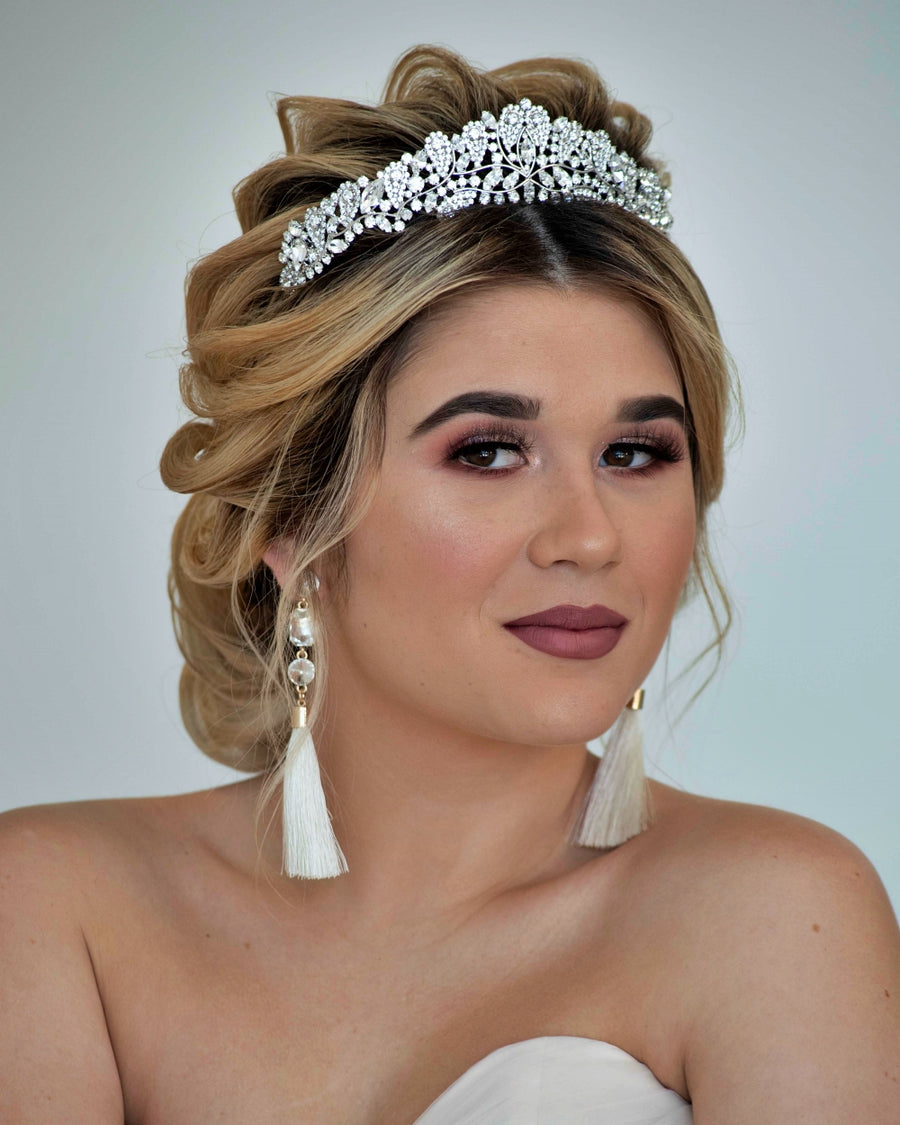 Buy RAE Bridal Crown, Swarovski Wedding Tiara Online | Ellee Couture ...