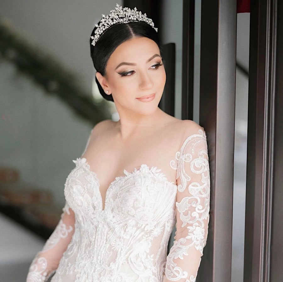 3D Bridal Tiara | Elegant 3D Model Tiaras | Ellee Couture Boutique ...